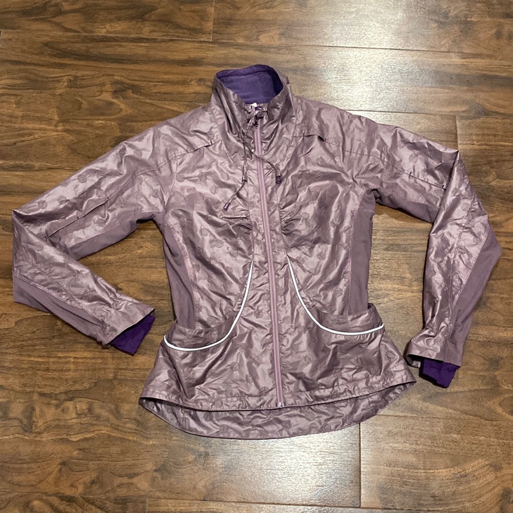 Lululemon Velocity Jacket Limited Edition Plum/Emboss… - Gem